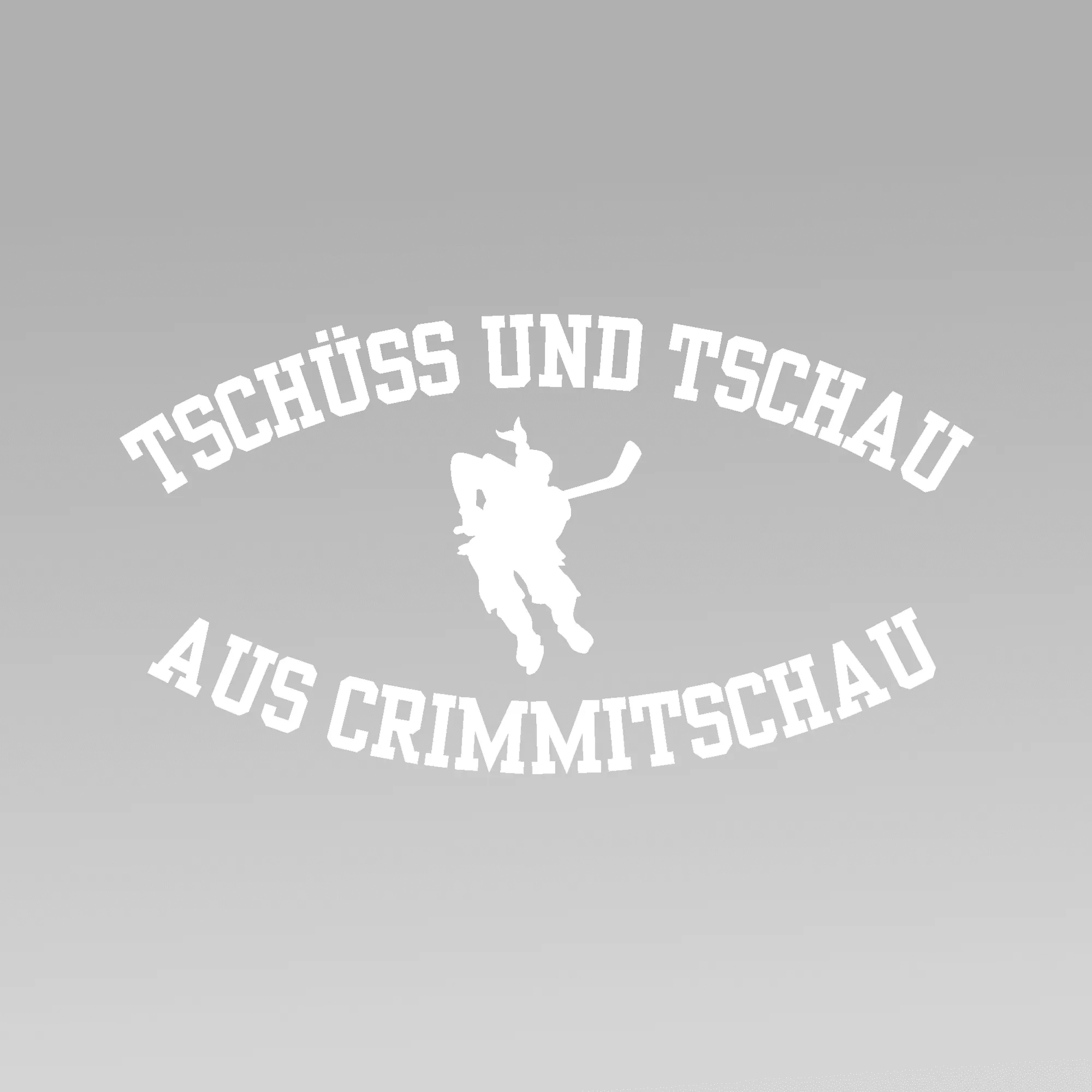 Autoaufkleber Tschüss und Tschau weiß | Eispiraten Onlineshop